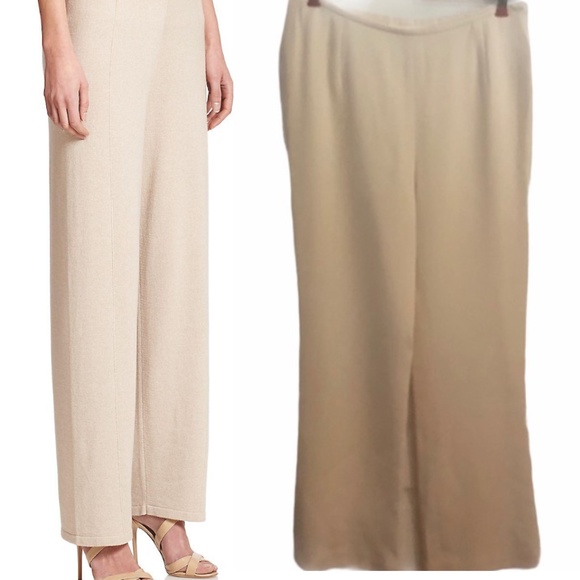 Escada | Pants & Jumpsuits | Vintage Escada Cream Silk Pants | Poshmark